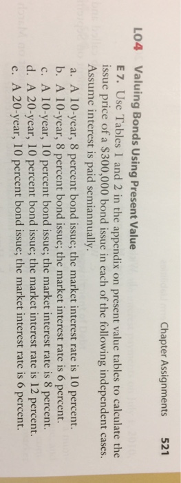 Solved Use Tables 1 And 2 In The Appendix On Present Value 2363