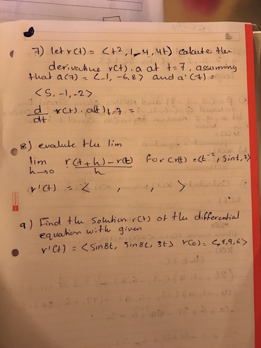 Solved Let r(t) = (t^2, 1, 4, 4t) calculate the derivative | Chegg.com Solved Let r(t) = (t^2, 1, 4, 4t) calculate the derivative | Chegg.com