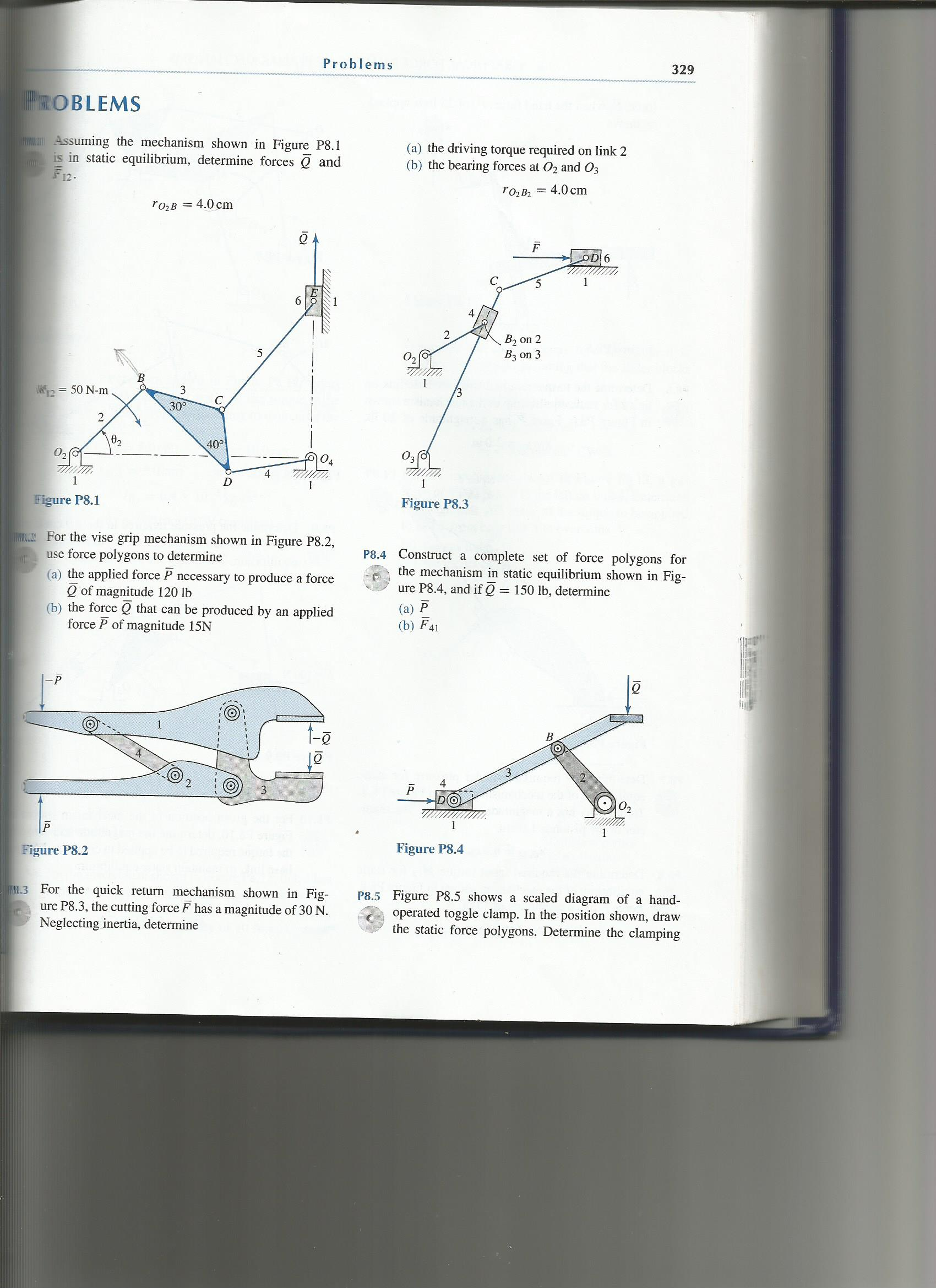 Solved Assuming the mechanism shown in Figure P8.1 is in | Chegg.com