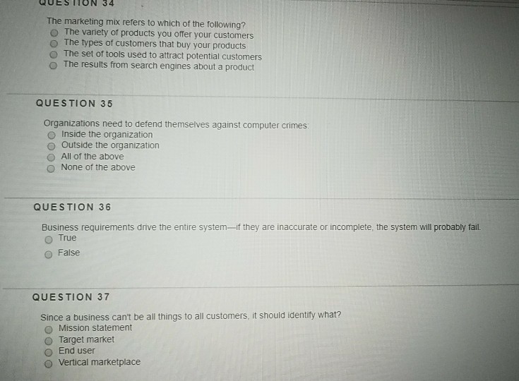 Solved QUESTION 7 The disaster recovery cost curve charts | Chegg.com