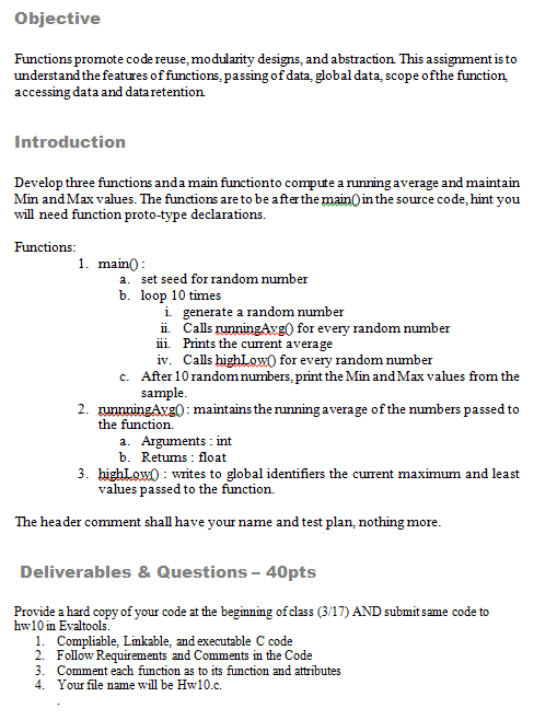 Solved Objective Functions promote code reuse, modularity | Chegg.com Solved Objective Functions promote code reuse, modularity | Chegg.com