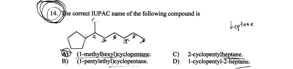 Solved The correct IUPAC name of the following compound is | Chegg.com