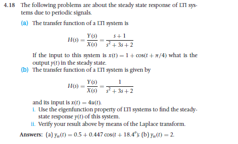 Solved The following problems are about the steady state | Chegg.com