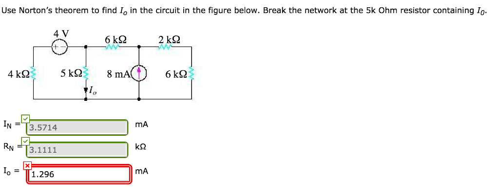 Solved Find Io in the network in the figure below using | Chegg.com