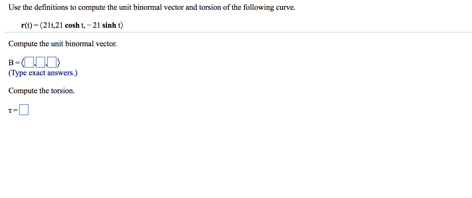 Solved Use the definition to complete the unit binomial | Chegg.com