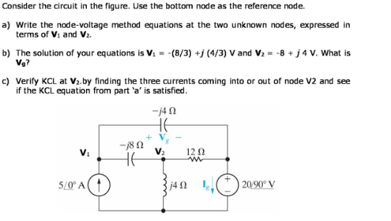 Solved Consider the circuit in the figure. Use the bottom | Chegg.com