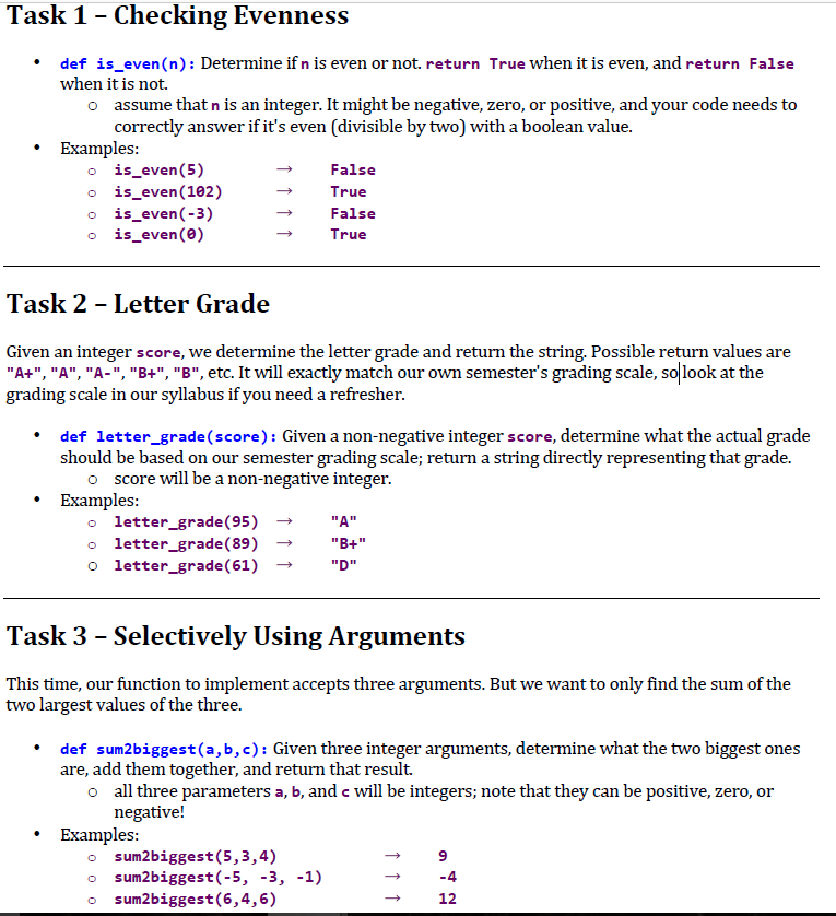 Solved def is_even (n): Determine if n is even or not. | Chegg.com