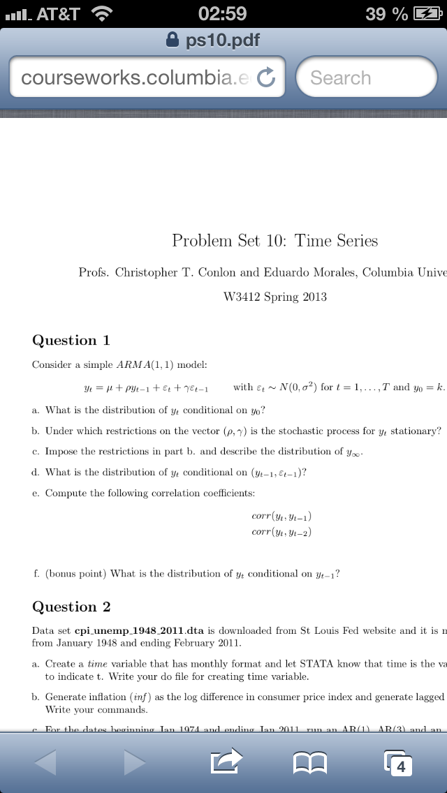 Solved Profs. Christopher T. Conlon and Eduardo Morales, | Chegg.com
