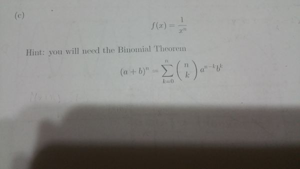 Solved (Evaluating derivatives) Using the definition, | Chegg.com