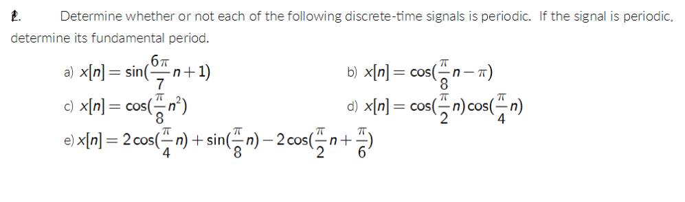Solved Determine whether or not each of the following | Chegg.com