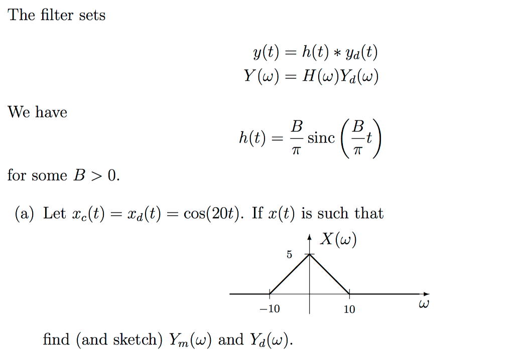 Solved 4. A double-sideband (DSB) modulation system is shown | Chegg.com