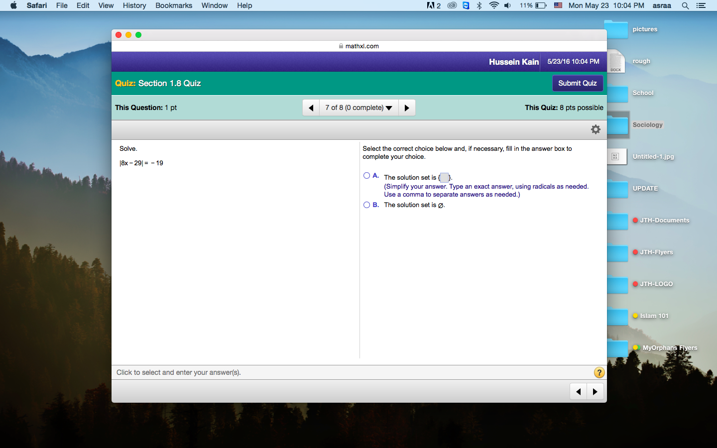 Solved Select the correct choice below and, if necessary, | Chegg.com