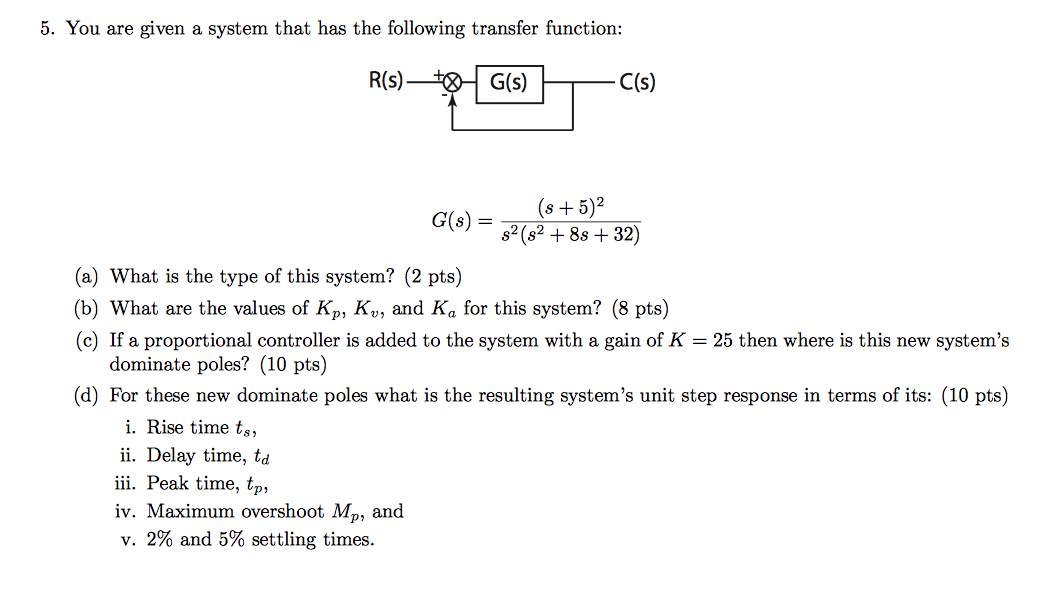 Solved Q5_Control Theory and Systems I | Chegg.com
