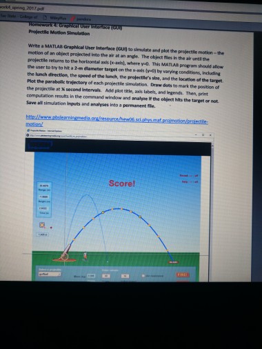 Write A Matlab Graphical User Interface Gui To 