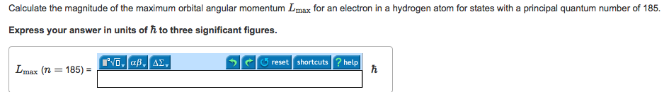 Solved Calculate The Magnitude Of The Maximum Orbital