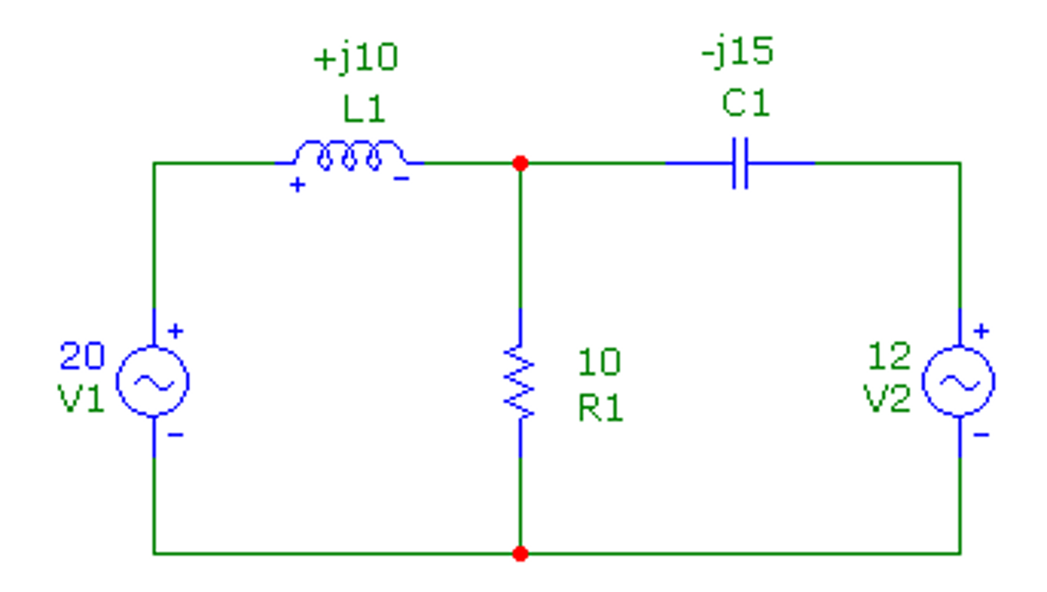 Solved Find the current through each component, in polar | Chegg.com