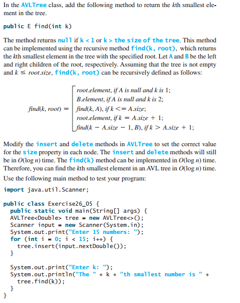 AVLTree.java public class AVLTree AVLTree.java public class AVLTree