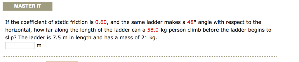 Solved If the coefficient of static friction is 0.60, and | Chegg.com