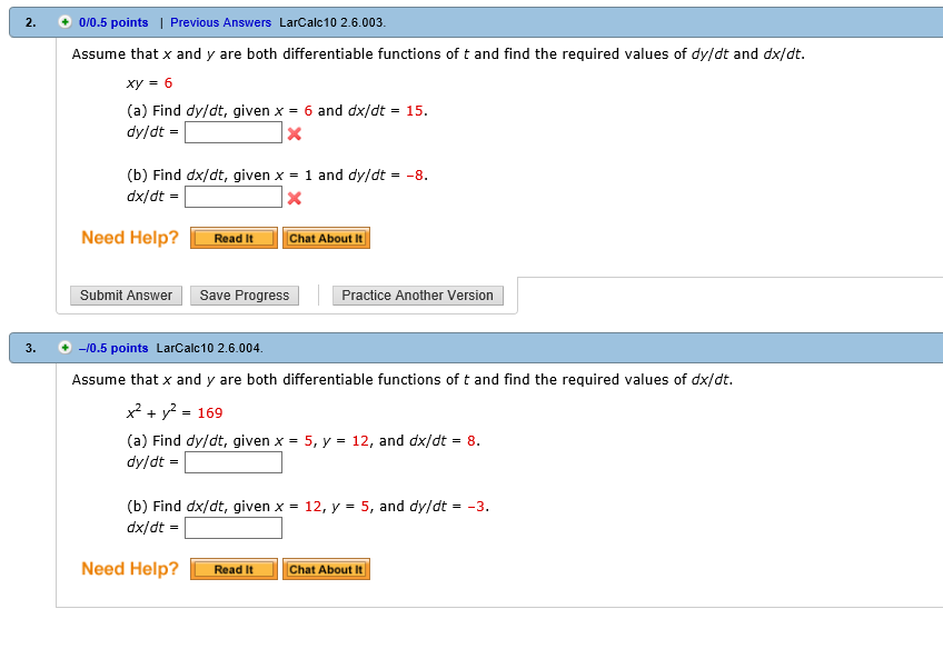Solved Assume That X And Y Are Both Differentiable Functions