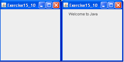 Solved Write a Java program that displays the flashing | Chegg.com