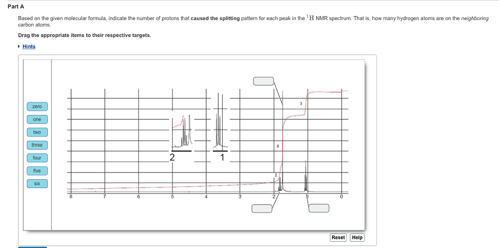 Solved Work Through The Spectrum To Determine The Structure