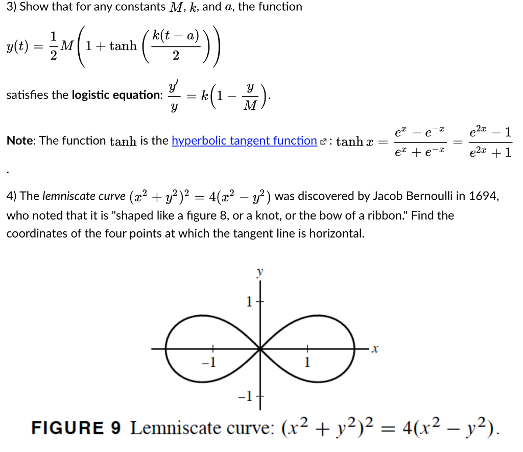 Solved 3) Show that for any constants M. k, and a, the | Chegg.com