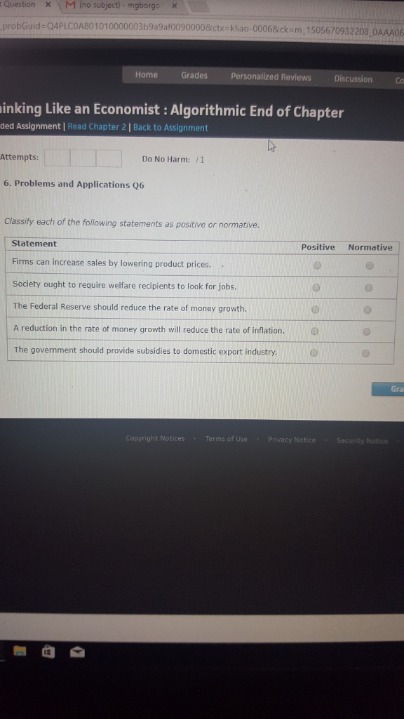 Solved Classify each of the following statements as positive | Chegg.com