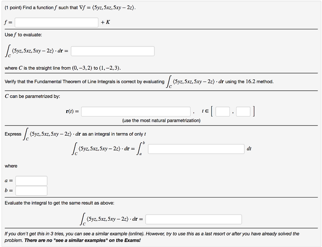 Solved Find a function f such that nabla f