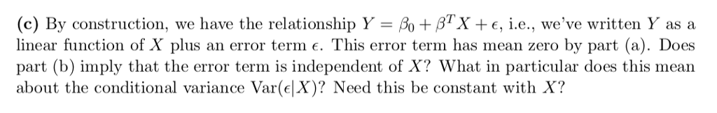 Consider arbitrary random variables X E RP, Y E R | Chegg.com