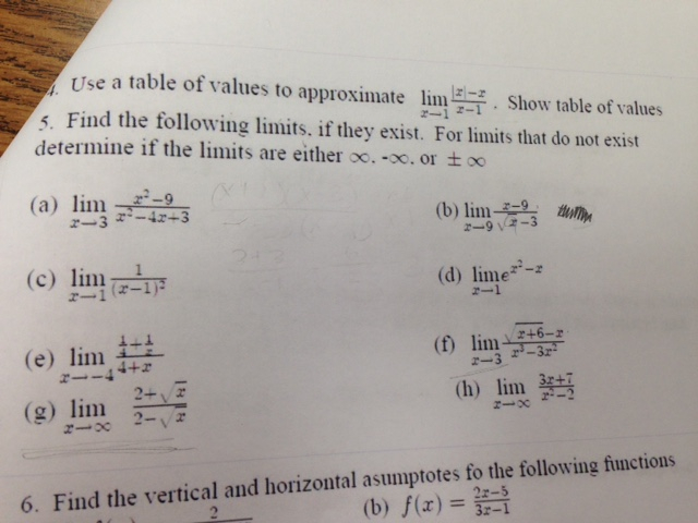 Solved Use a table of value to approximate lim show table | Chegg.com