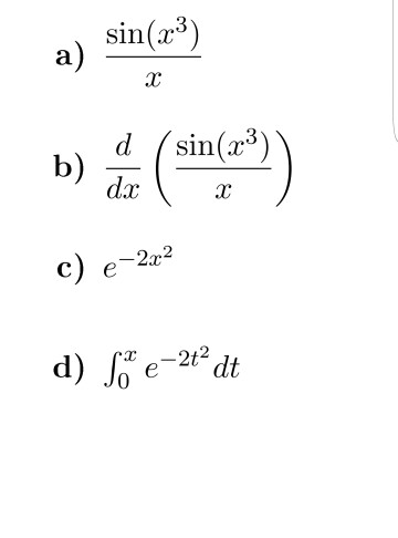 Solved sin(x3) .3 sin(I a b) d (sin(23) .3 d ( sin(c b) dz | Chegg.com