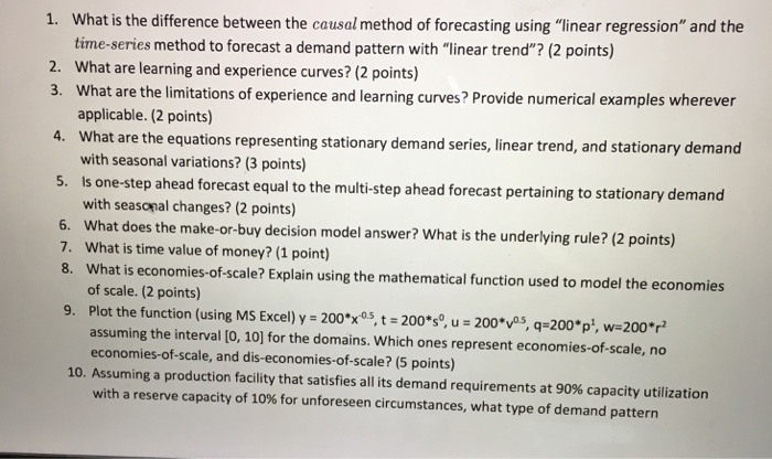 Solved What is the difference between the causal method of | Chegg.com