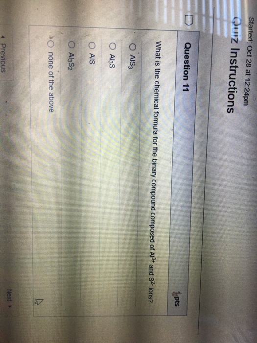 Solved What is the chemical formula for the binary compound | Chegg.com