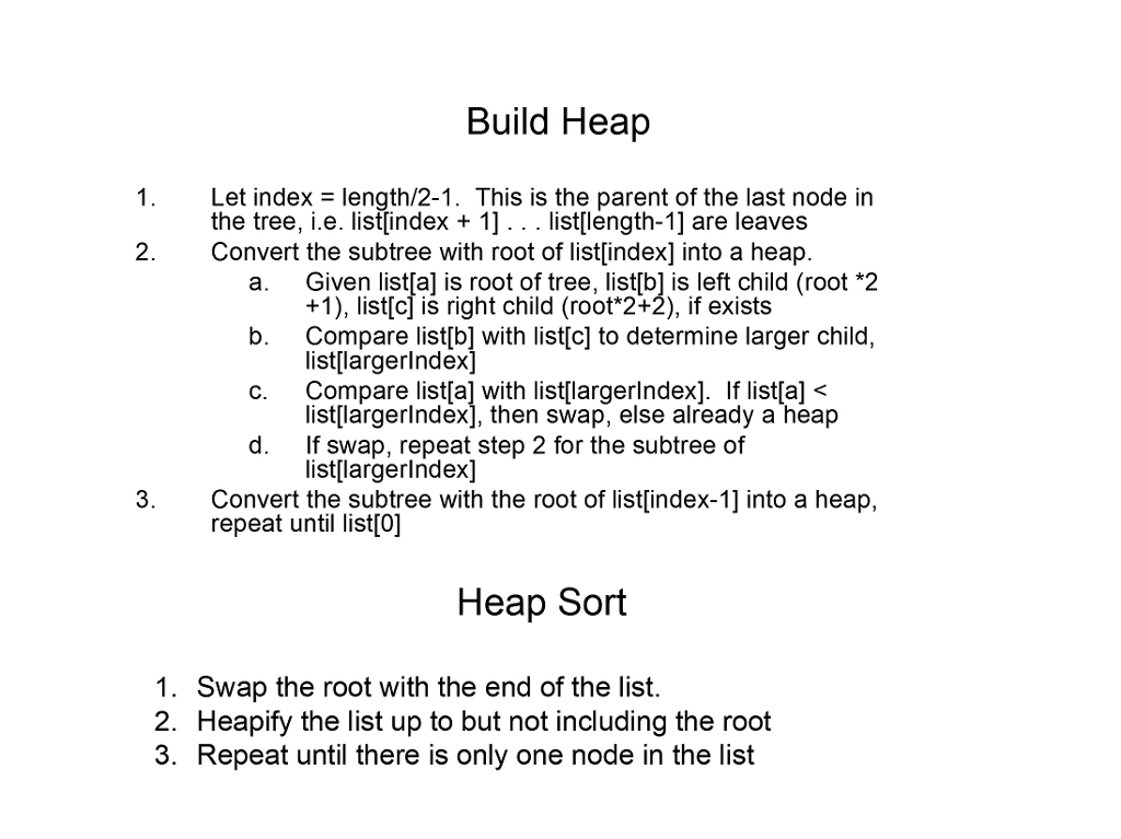 Solved Need help with simulating Heap Sort on paper by | Chegg.com
