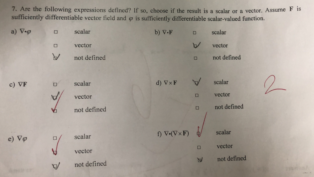 Solved 7. Are the following expressions defined? If so, | Chegg.com