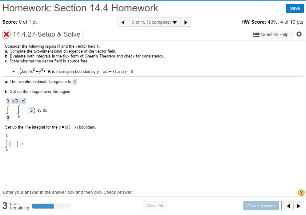 Solved Consider the following region R and the vector field | Chegg.com