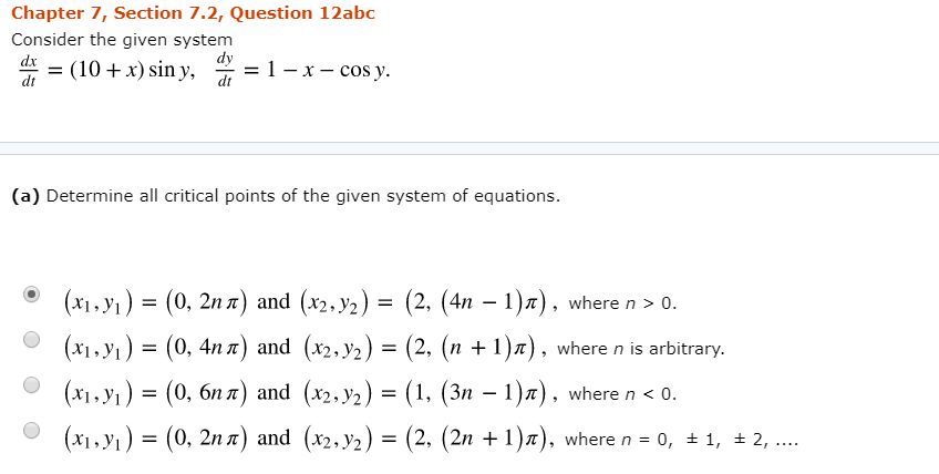 Solved Chapter 7, Section 7.2, Question 12abc Consider the | Chegg.com