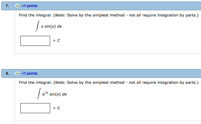 Solved Find the integral. (Note: Solve by the simplest | Chegg.com