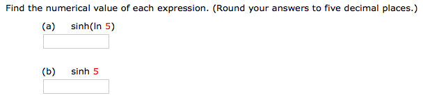 Solved Find the numerical value of each expression. (Round | Chegg.com
