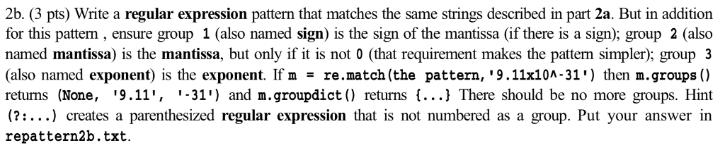 Solved regular expression patterm notation. Avogadro's | Chegg.com
