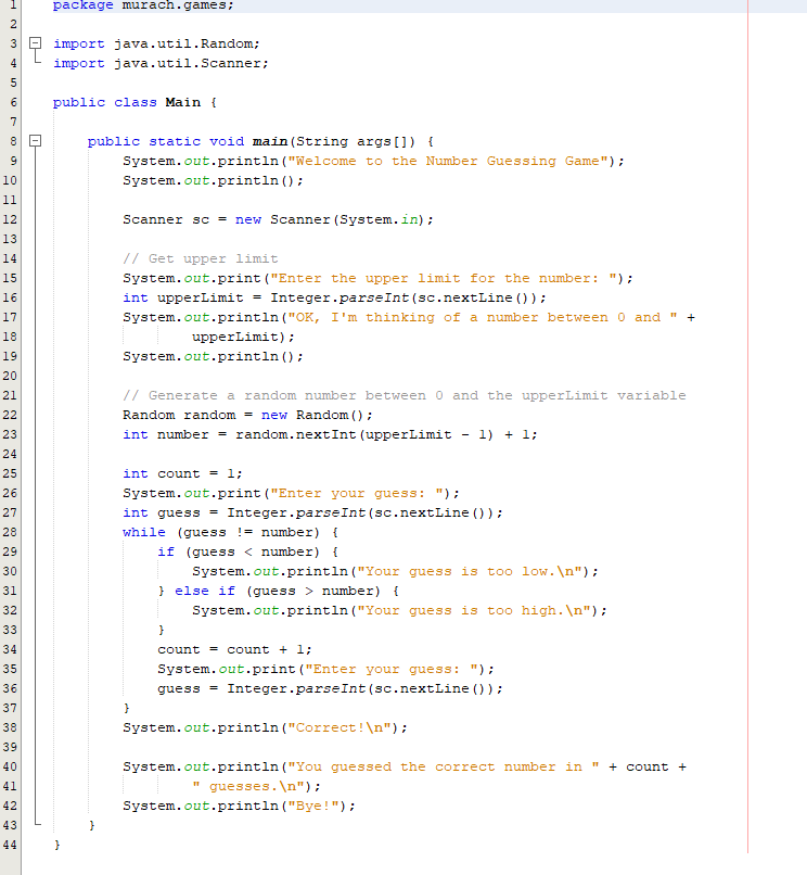 Solved Create an Object and Use It with the Number Guessing | Chegg.com