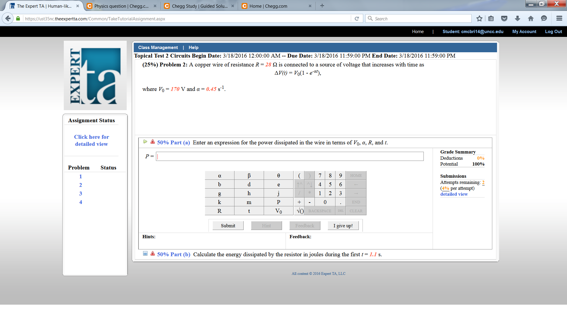 Solved Eta The Expert TAIHuman-lik... X c Physics question I | Chegg.com