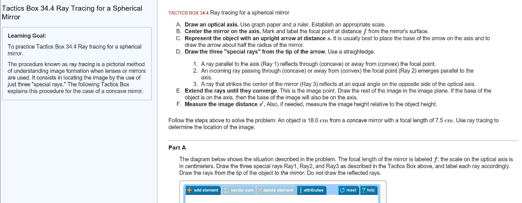 Solved ctics Box 34.4 Ray Tracing for a Spherical Learning | Chegg.com