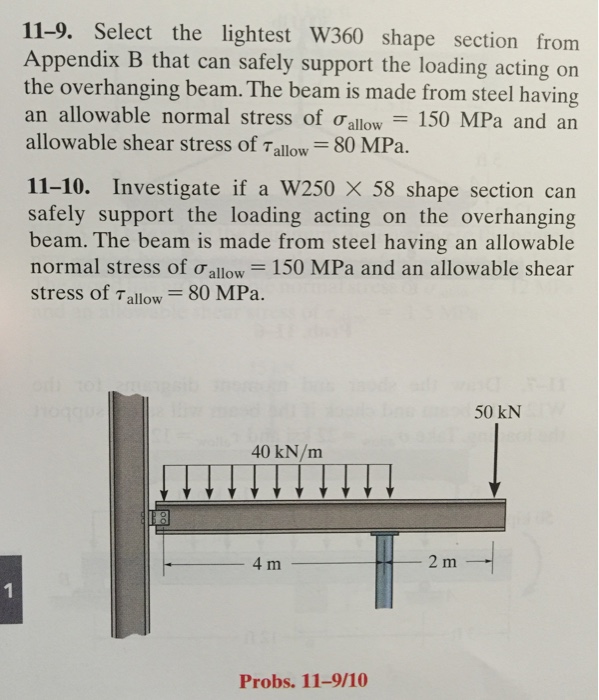 Select the lightest W360 shape section from Appendix | Chegg.com
