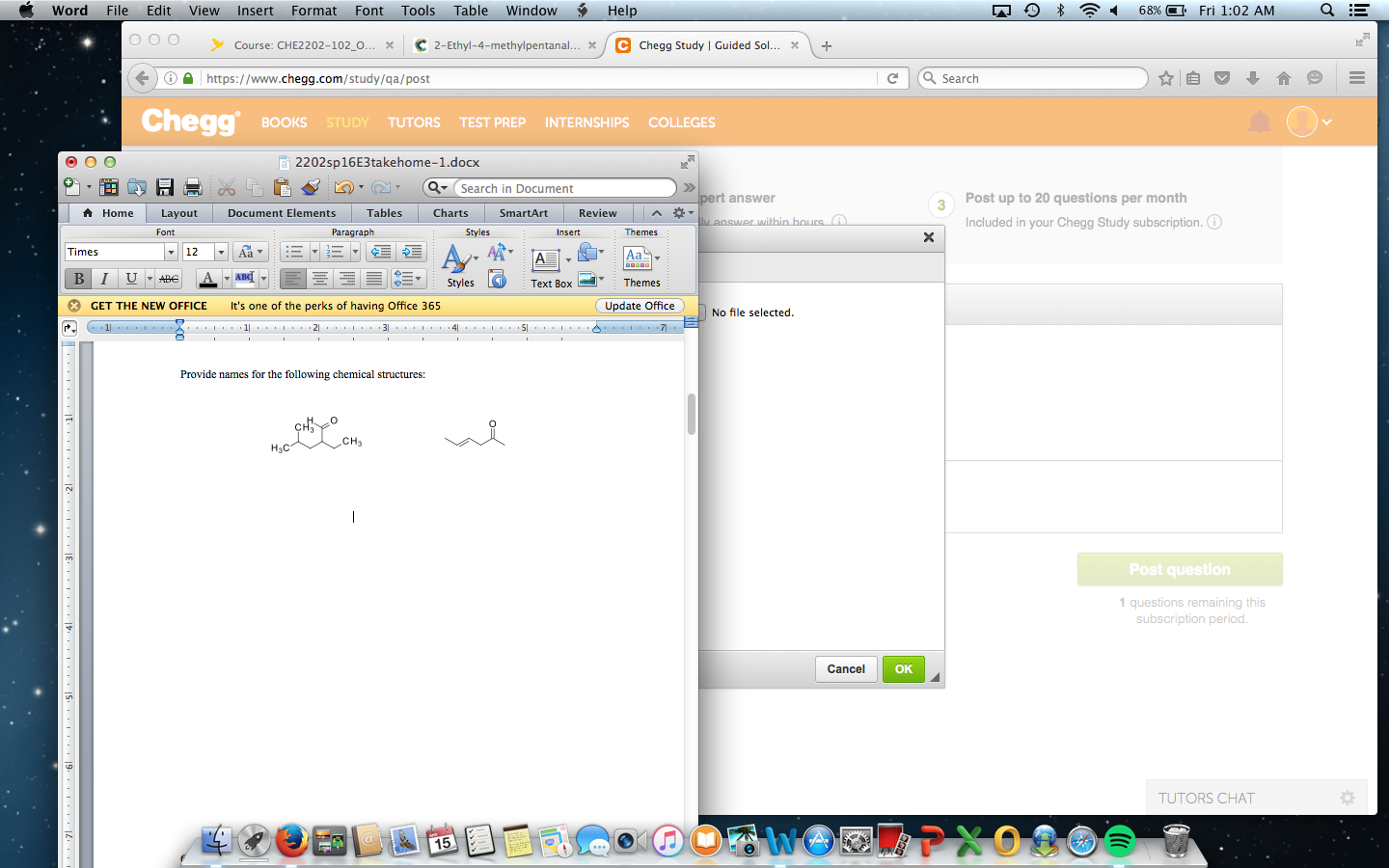 Solved Word File Edit View Insert Format Font Tools Table