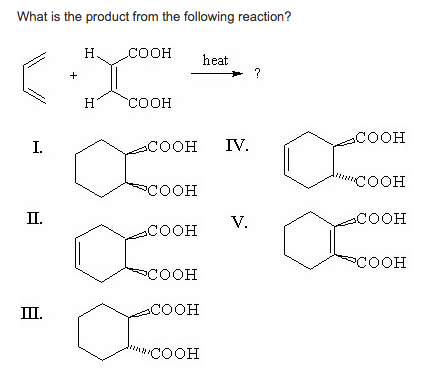 Solved What is the product from the following reaction? COOH | Chegg.com