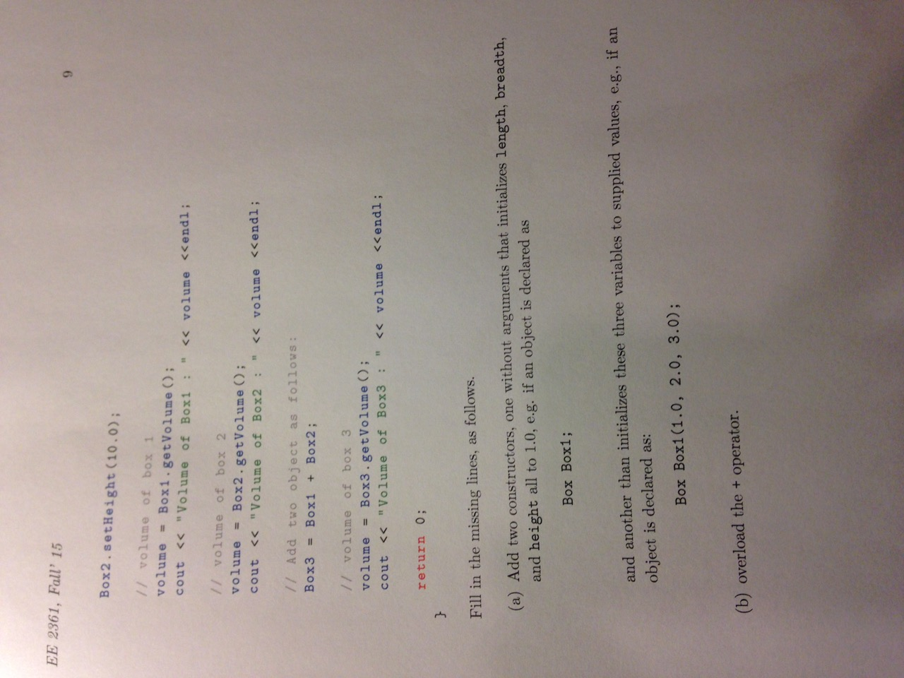 Solved 4. Some C++ Consider the following code. 8 include | Chegg.com Solved 4. Some C++ Consider the following code. 8 include | Chegg.com