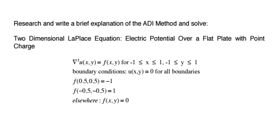 Solved Research and write a brief explanation of the ADI | Chegg.com