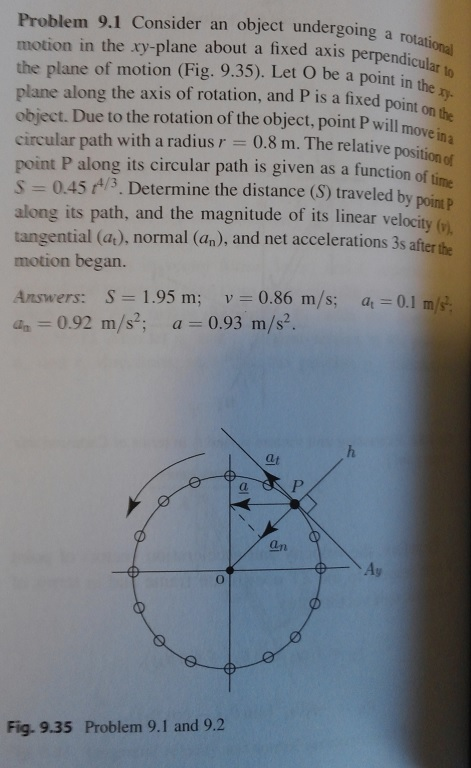 Solved Consider an object undergoing a rotational motion in | Chegg.com