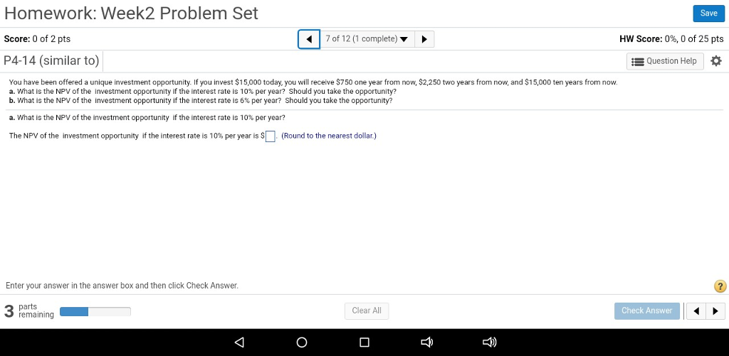 Solved Homework: Week2 Problem Set Score: 0 of 2 pts P4-14 | Chegg.com